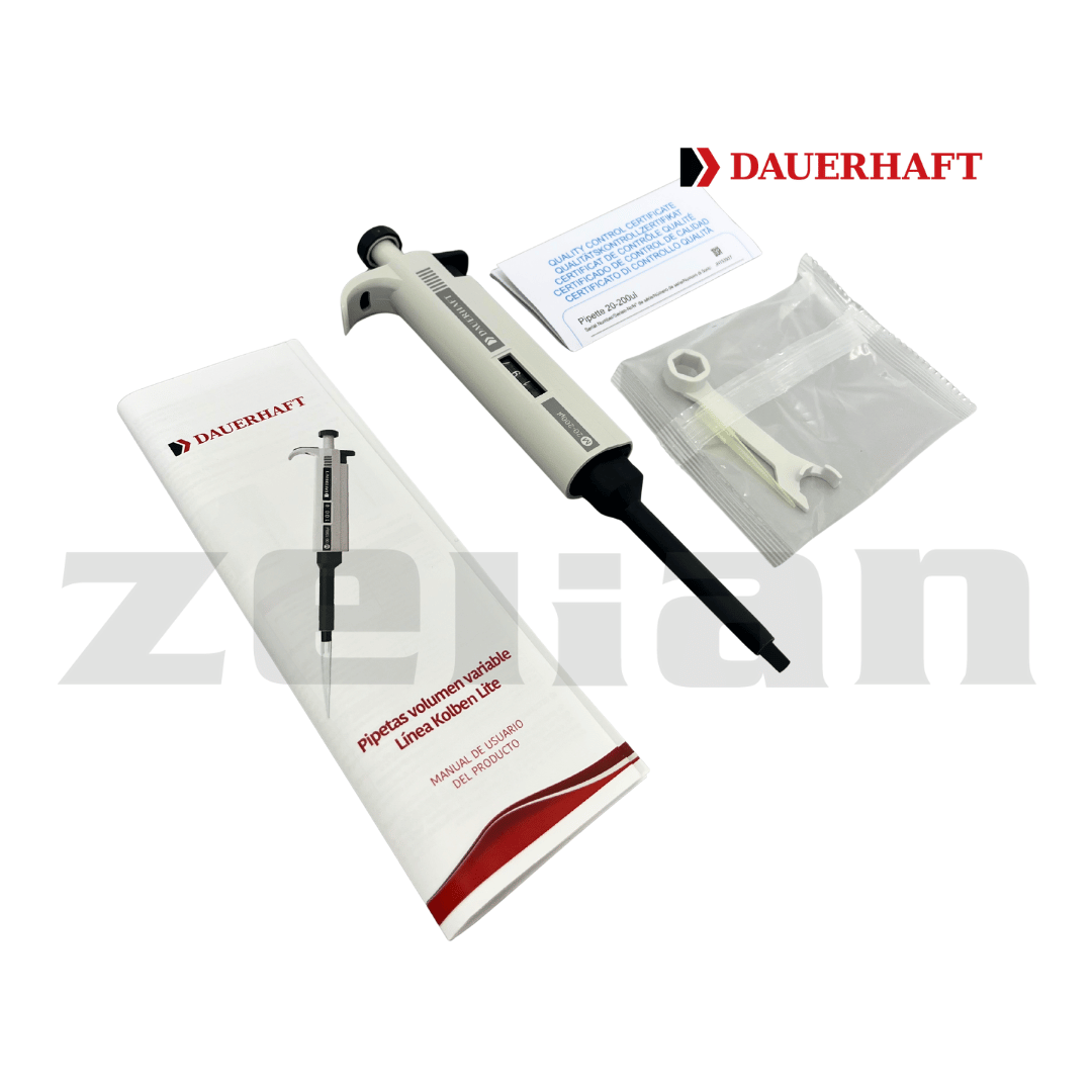 Micropipeta de volumen variable, 20 - 200 ul marca Dauerhaft, modelo ...